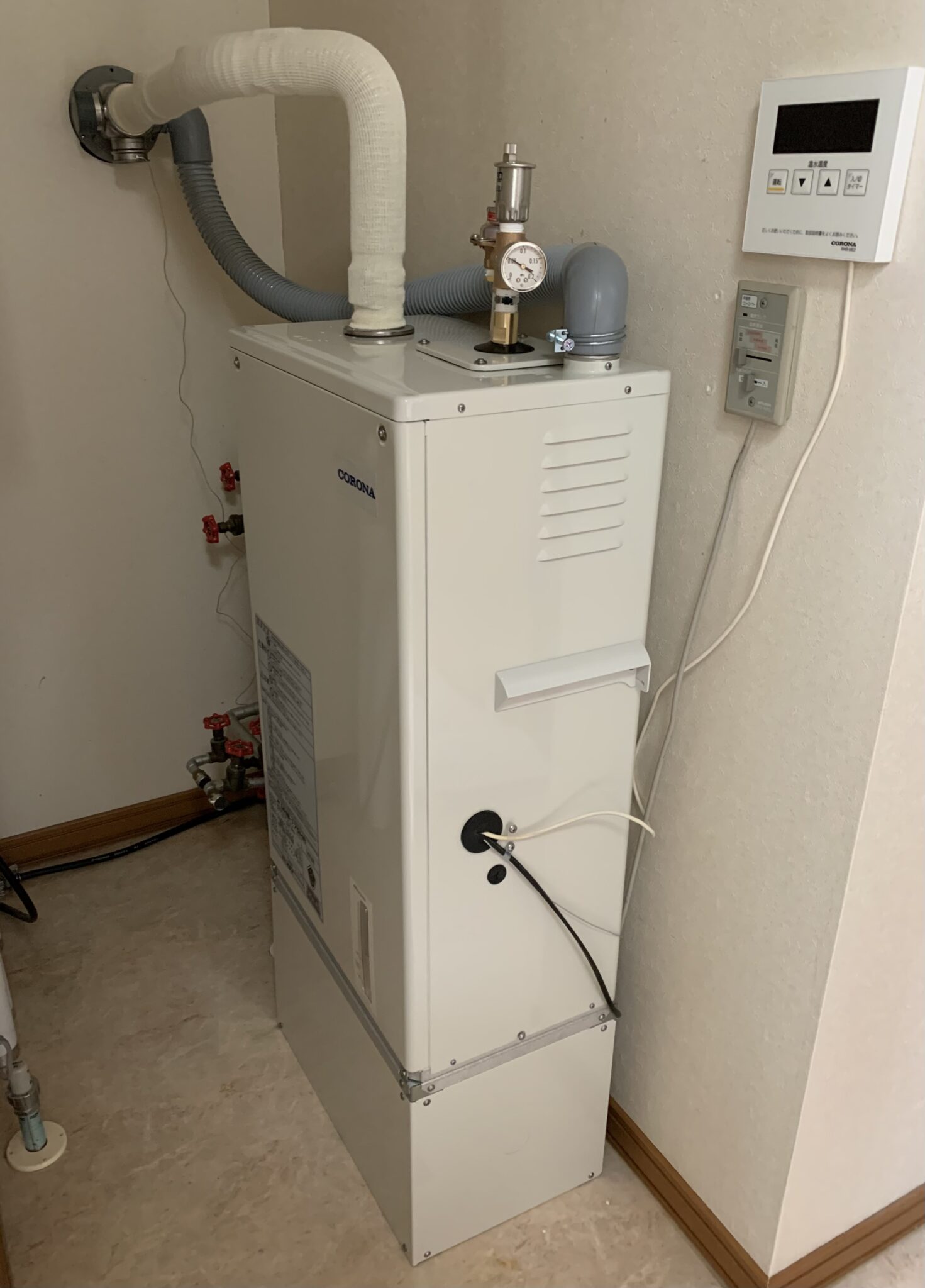 【交換後】コロナ UHB170HR（密閉式）